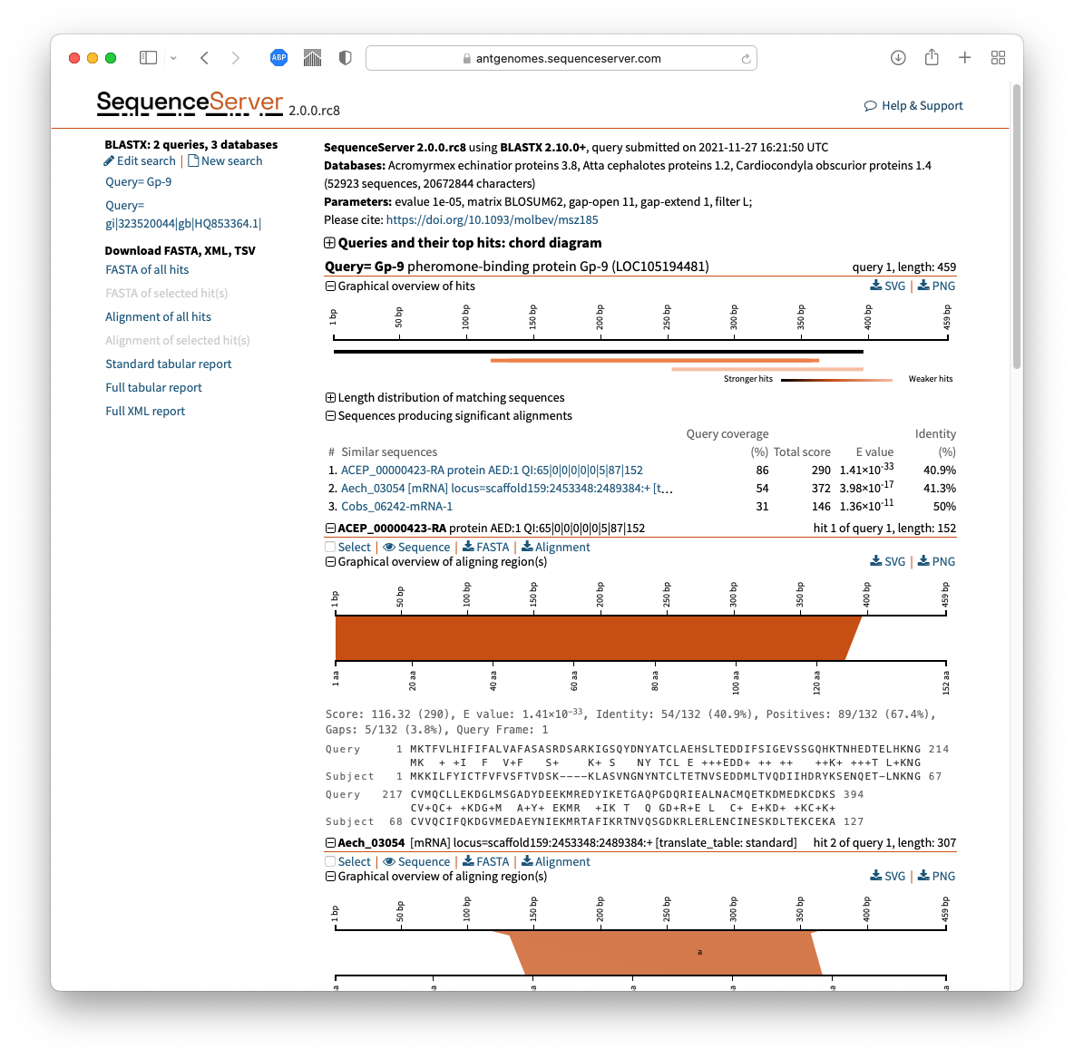How To Retrieve Fasta Sequence After Local Blast 